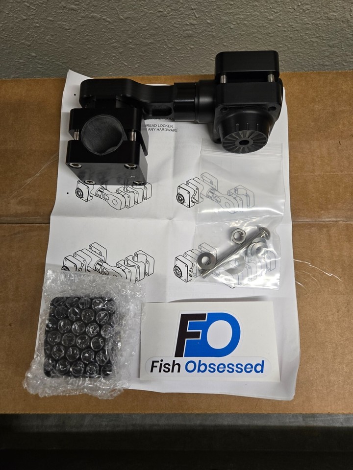 Fish Obsessed Trolling Motor Mount for LVS 34 Transducer | eBay