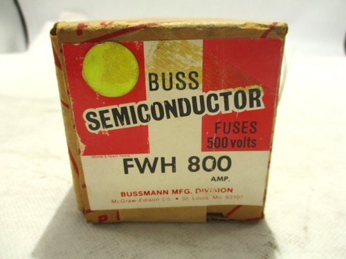 NEW BUSSMANN FWH-800 800A/AMP SEMIDONDUCTOR FUSE | eBay