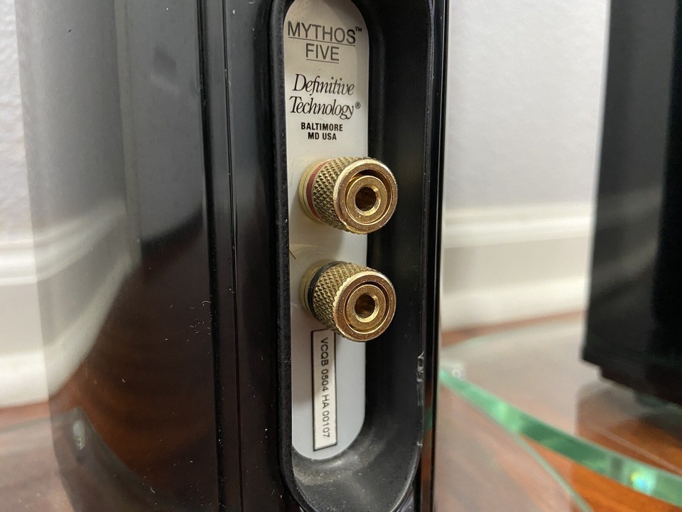 Definitive Technology Mythos Five Floor Standing Speakers w/ Glass Base ...