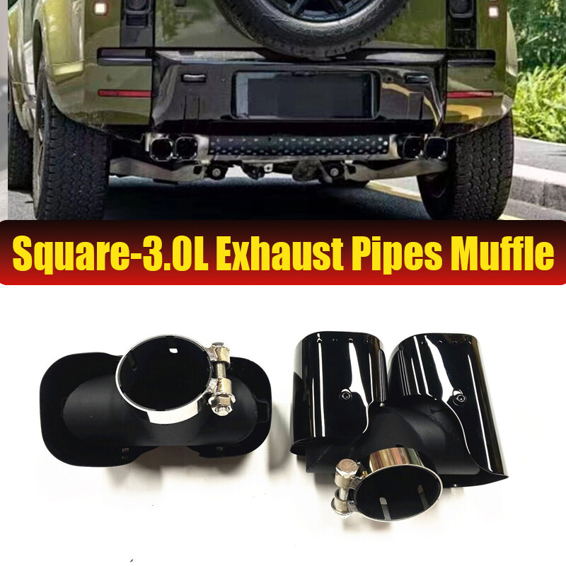 For 2020-2024 Land Rover Defender 90 110 130 Rear Tail Exhaust Muffler ...