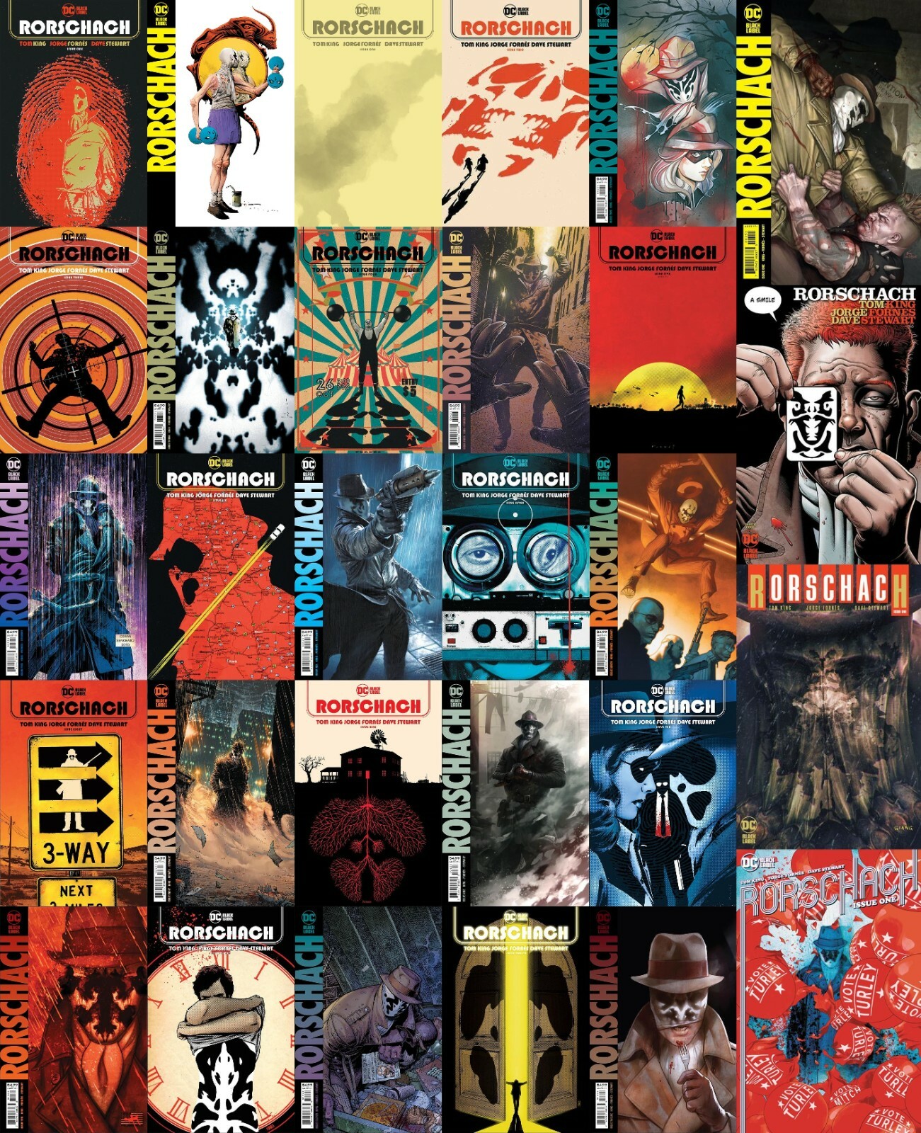 🔥 RORSCHACH 1-12 Sets with Variants DOOMSDAY CLOCK Watchmen Updated 🔥 | eBay