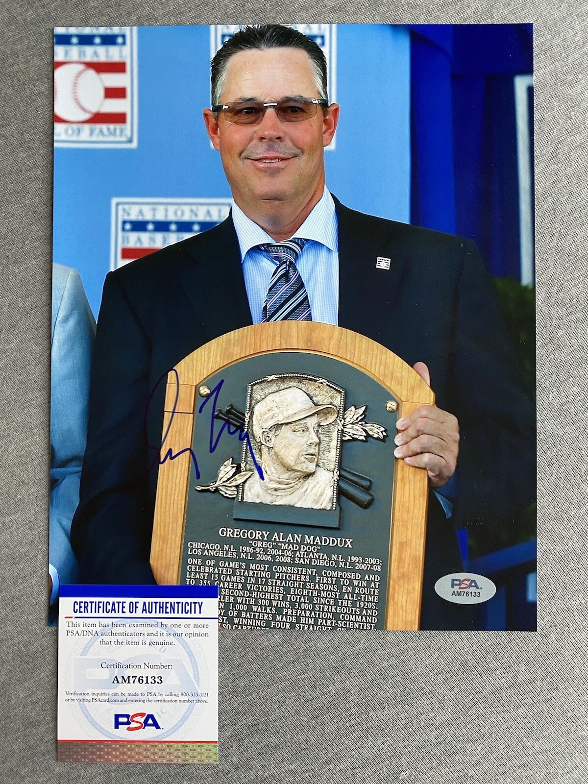 Greg Maddux Autographed Memorabilia | Signed Photo, Jersey ...