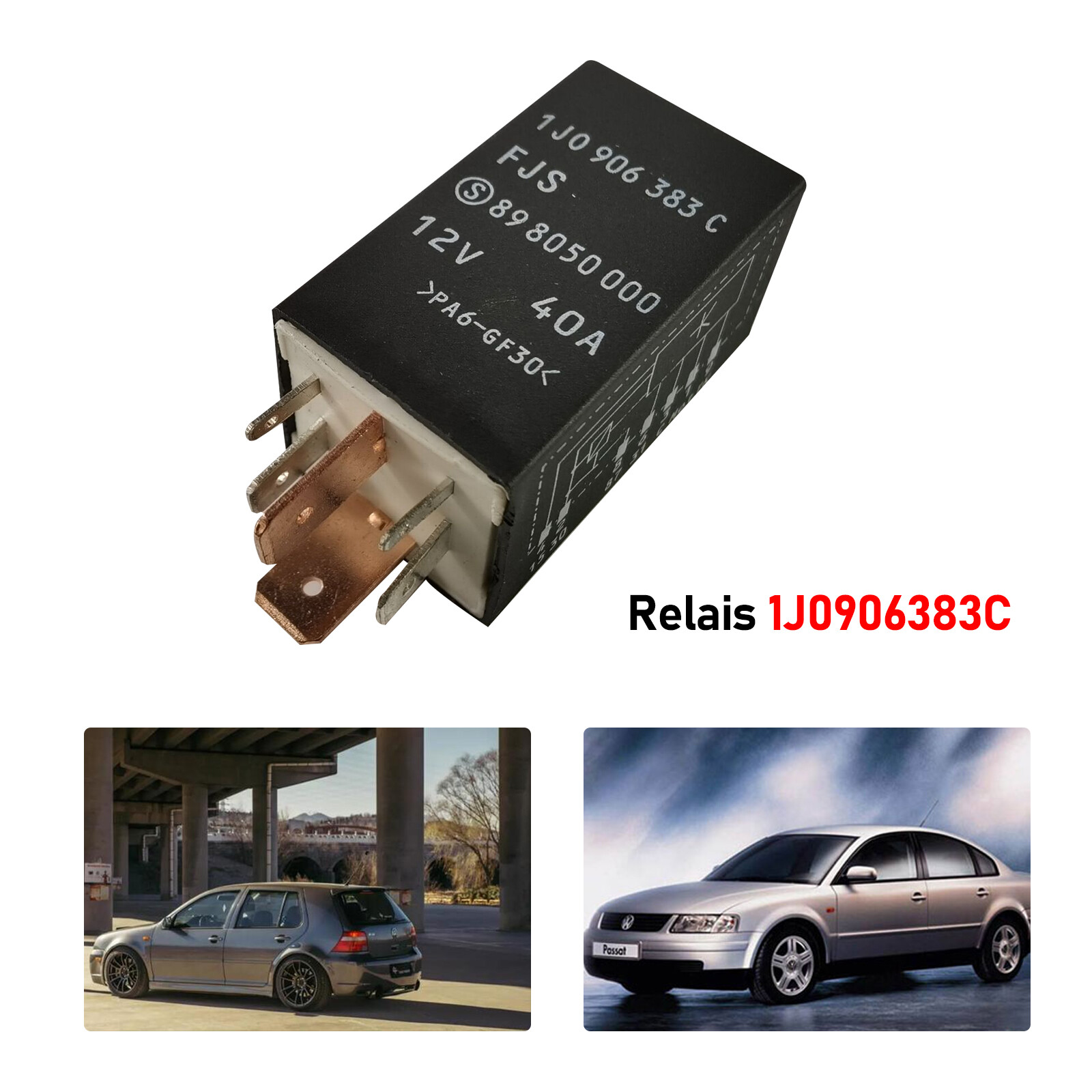 New Fuel Pump Relay 409 Fits for VW Bora Jetta Golf Passat Beetle ...