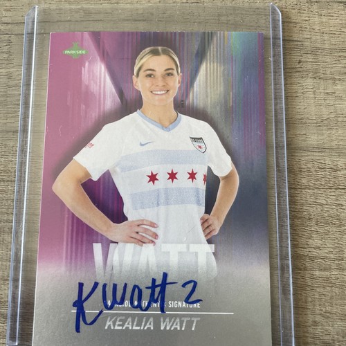KEALIA WATT 2021 PARKSIDE NWSL VOL 2 SIGNATURE SERIES PURPLE AUTO /50 ...