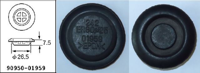 Genuine Toyota Body Hole Plug 90950-01959 for sale online | eBay