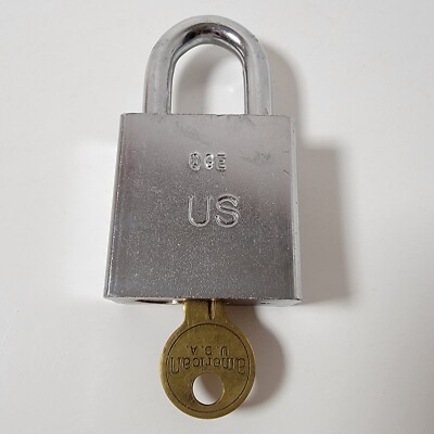 Vintage American Series 200 Padlock Marked QGE US Excellent Pre-owned ...