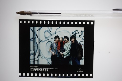 Supergrass Gaz Coombes Larger Size Promo Photo Slide | eBay