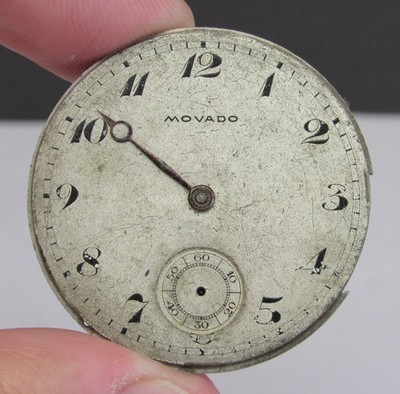 Vintage Movado pocket watch movement | eBay