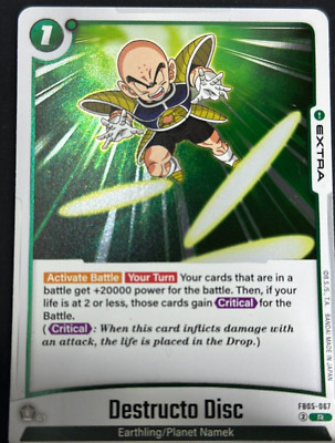 Dragon Ball Super Fusion World New Adventure Destructo Disc FB05-067 R ...