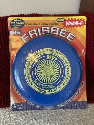 WHAM-O Classic Retro Frisbee. Weight 141 Grams. Retro Rib Design. New ...