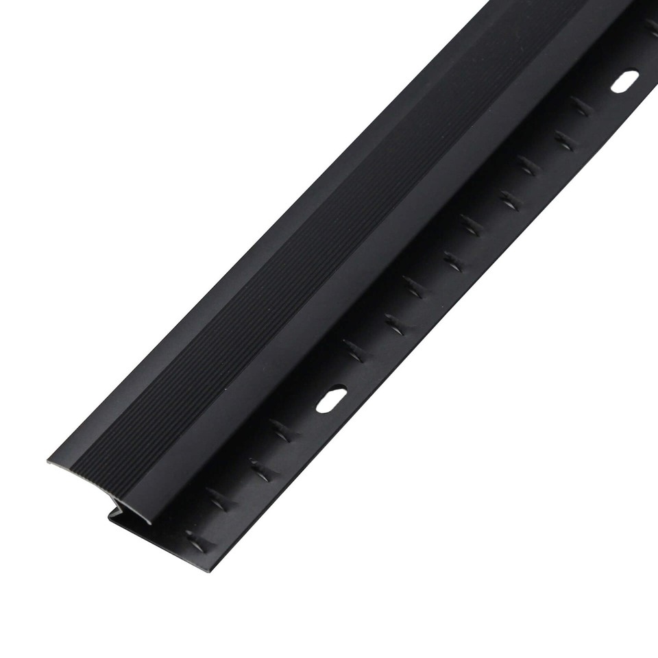 Matt Black Carpet Cover Door Bar Naplock Edge Trim Metal Threshold ...