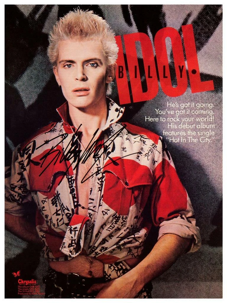 Billy Idol White Wedding Album Cover