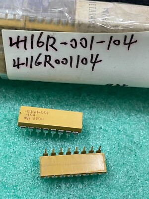 1x 4116R-001-104 100K 2% 2.25W Resistor Network, Thick Film, 100Kohm ...