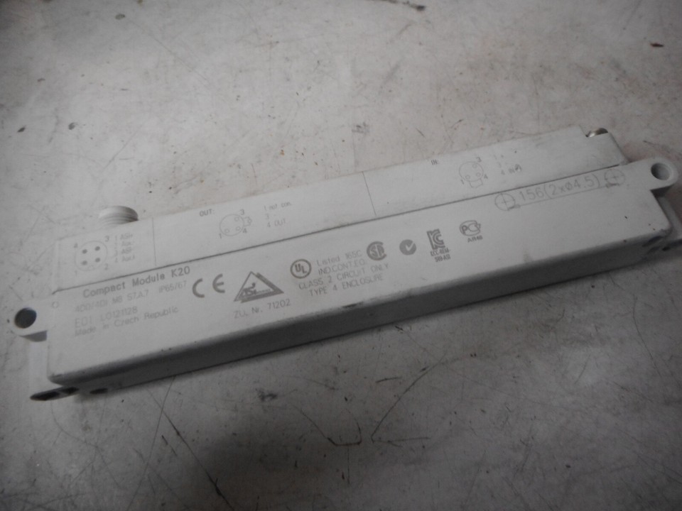 SIEMENS ASi COMPACT K20 I/O MODULE -- 4 Input 4 Output -- 3RK2400-1CT30 ...