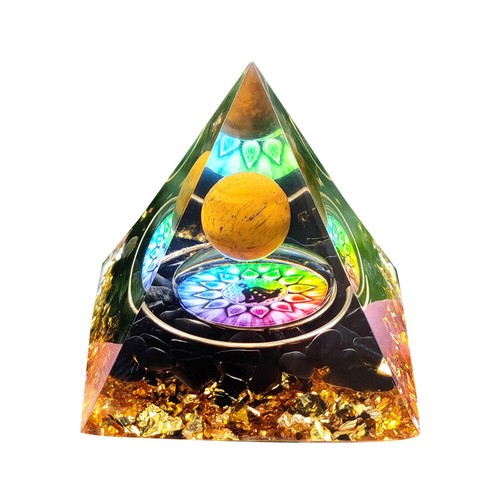 Natural Stone Pyramid Tree of Heal Crystal Energy Generator | eBay