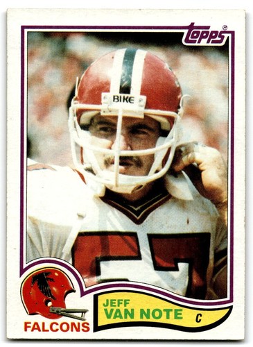 1982 Topps Jeff Van Note Atlanta Falcons #291 | eBay