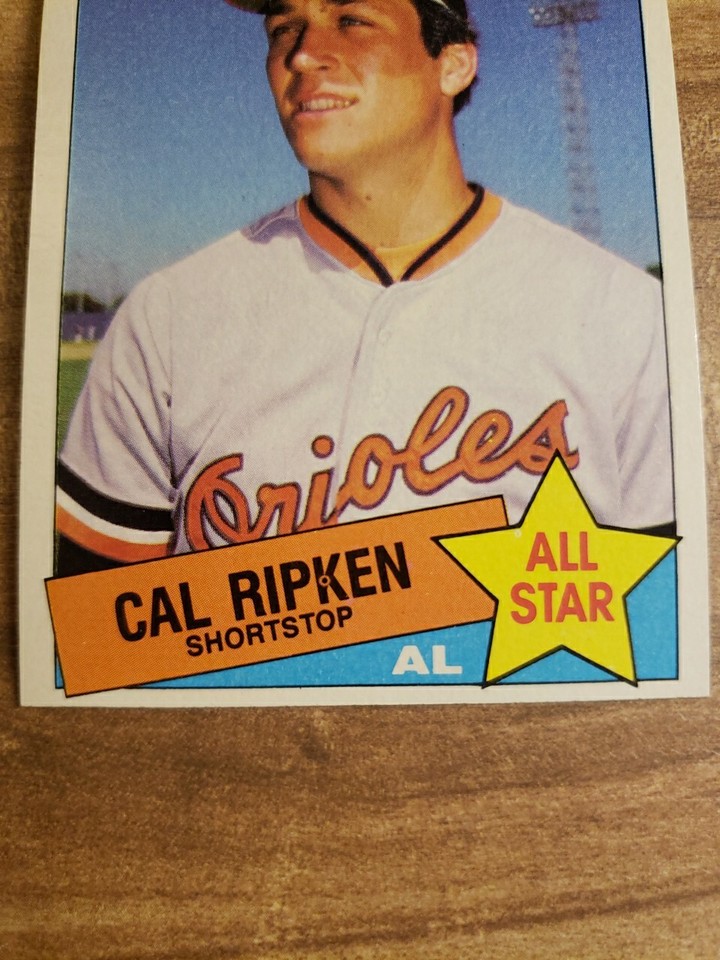 1985 Topps AL All Star. #704 Cal Ripken. Super Rare Error. See Pic's ...