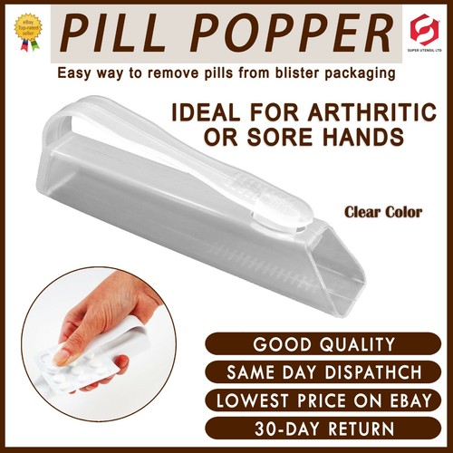 Pill Remover Popper push tablets easily & quickly from blister packs ...