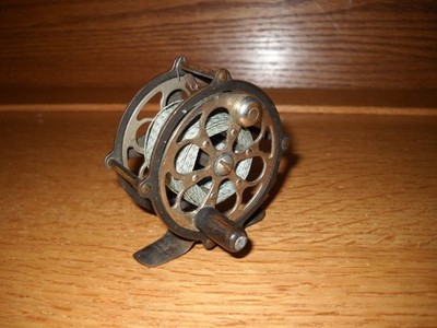 Vintage Pflueger Progress 80 Bulldog Brass Fly Reel | eBay