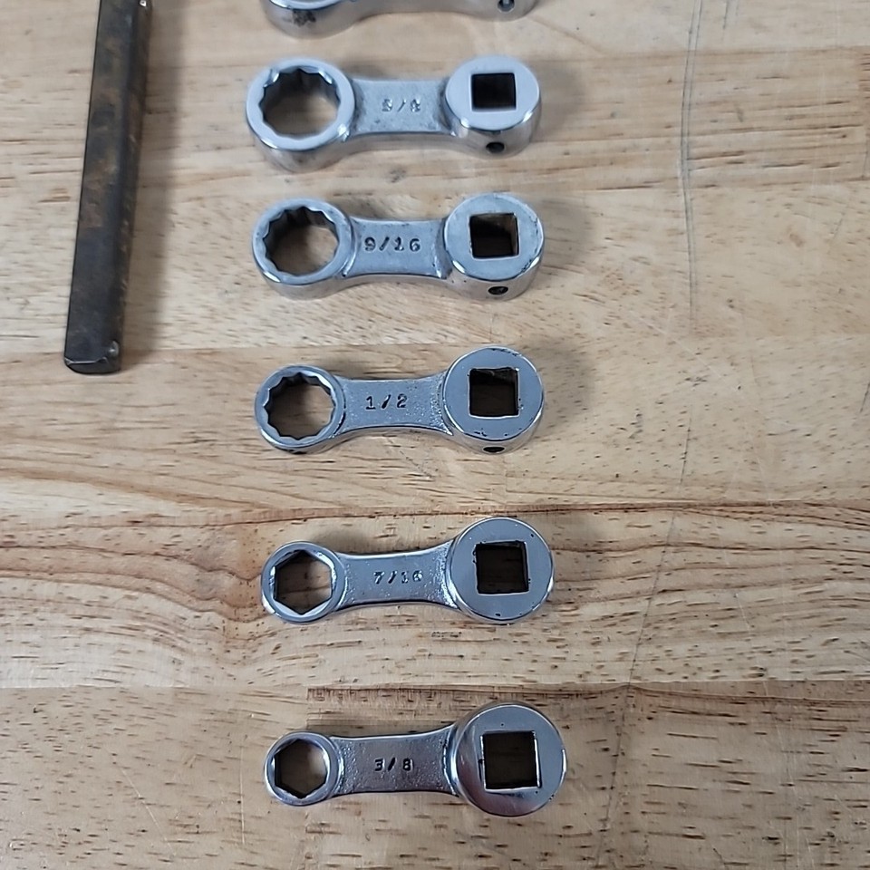 Mac Tools 7 Piece 3/8” Torque Adapter Set 3/8 - 3/4 - CB12 - CB 24 | eBay