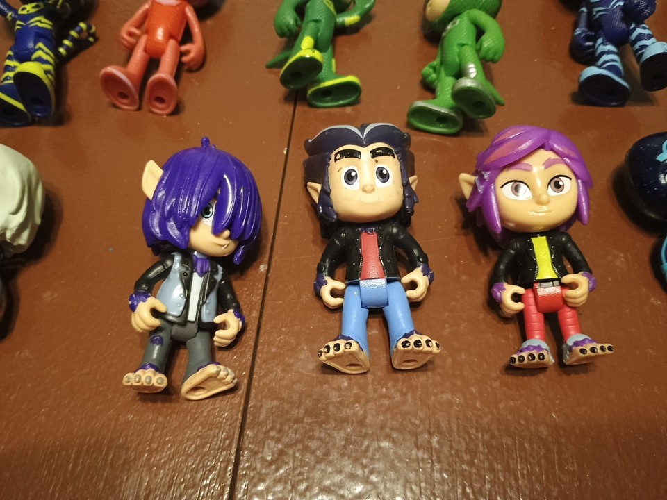 XT112 Wolfy Kids Lot Figures PJ Masks Figurine Lot Howler Rip Kevin ...