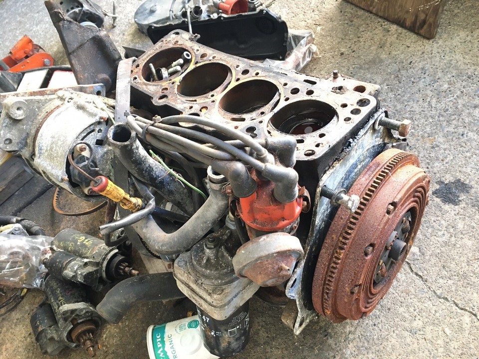 VW Engine Block JH 1.8 8v Mk1 OEM Rabbit Cabriolet Scirocco Golf1 GTI ...
