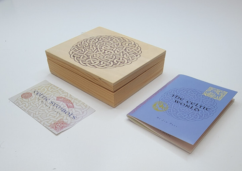 18 Celtic World Symbols Rubber Stamps Set Jim Paul 24 Pg Booklet Wood ...
