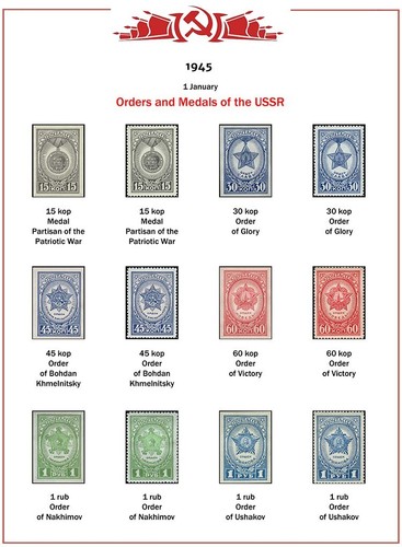 PDF Soviet Union Russia Illustrated album sheets of postage stamps 1945 ...