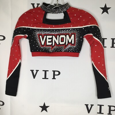 Cheerleading Uniform Real Allstar Venom JUST TOP Youth Med | eBay