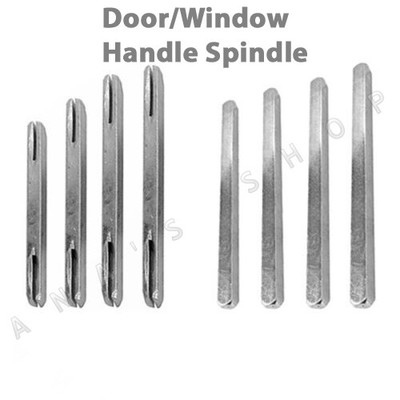 Steel Door Spindle Plain or Split from 60mm to 140mm for Handles and ...