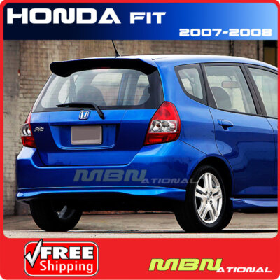 04-08 For Honda Fit Rear Trunk Roof Top Spoiler Painted ABS R81 MILANO ...