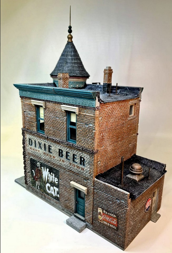 THOMAS YORKE M. SPILLANE BUILDING O On30 Model Railroad Unptd Resin Kit ...