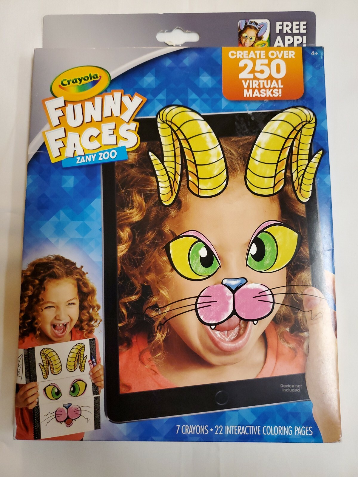 Crayola Funny Faces (Zany Zoo) Create Over 250 Virtual Masks! BNIP! | eBay