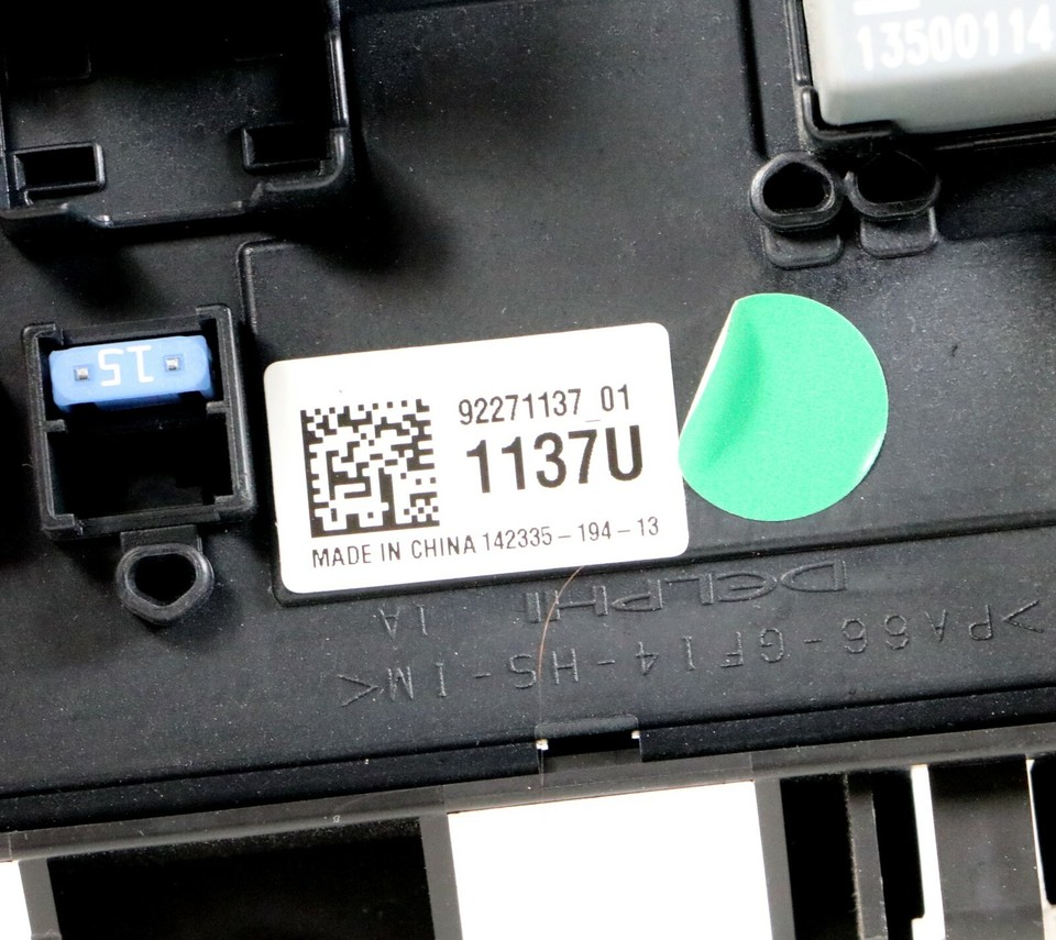 2014 Chevrolet SS Sedan LS3 Fuse & Relay Box Loaded USED OEM GM ...