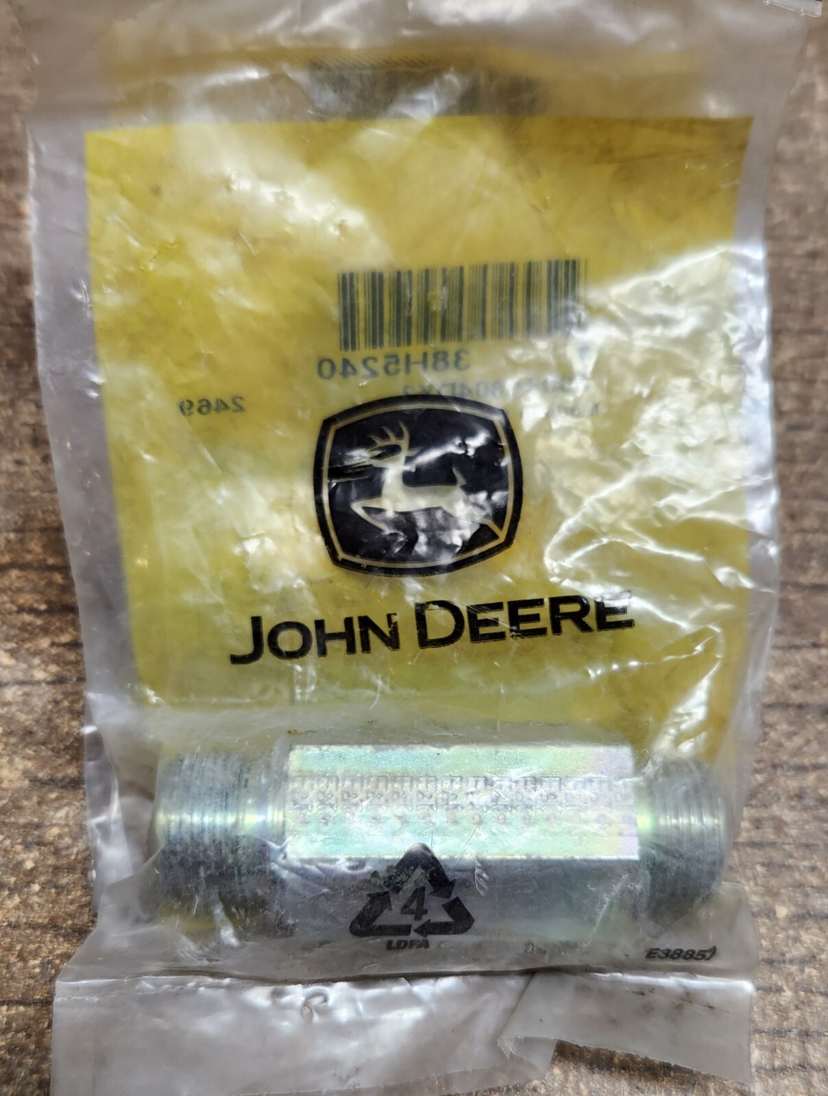 Lot of Two (2) John Deere OEM Hydraulic Adapter Fittings 38H5240 | eBay