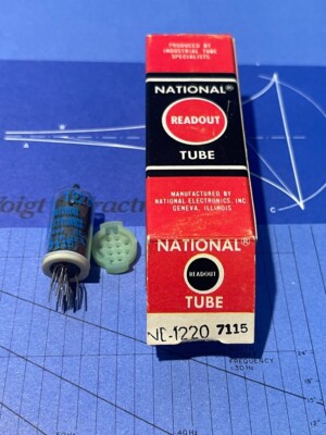National Readout Tube NL-1220 Nixie NOS | eBay