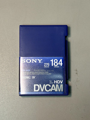 Sony PDV-184N HDV Cassette Tape - 184 Minutes (4K Recording) | eBay