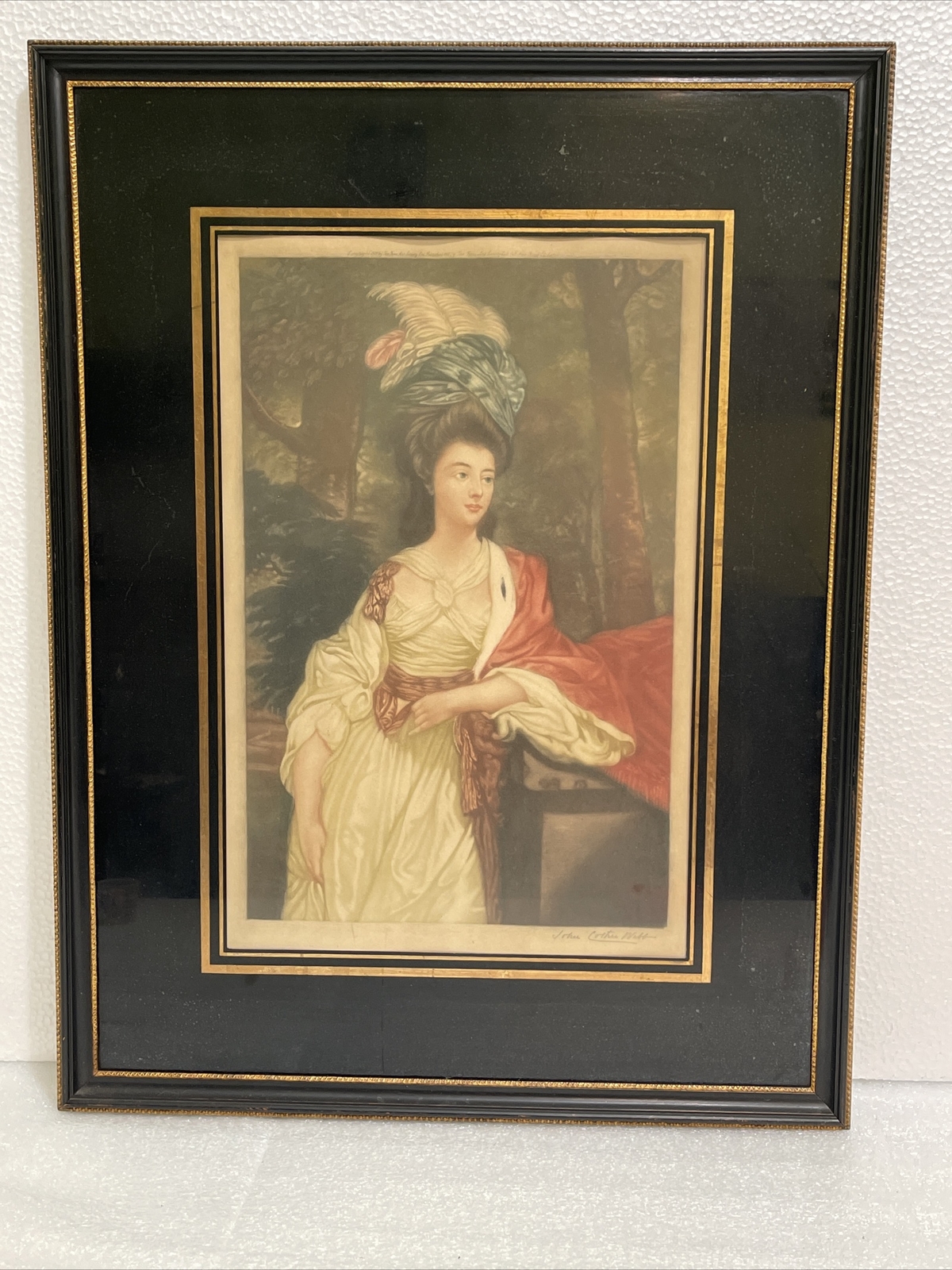 Vintage John Cother Webb Portrait of Elegant Women Lithograph Signed | eBay