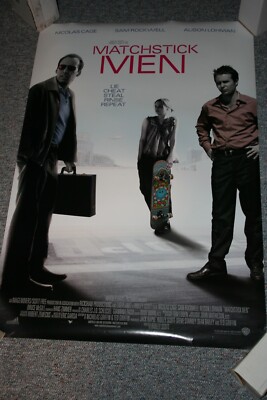 MATCHSTICK MEN Orig. DS 2003 27x40 Movie Poster- Nicolas Cage Alison ...