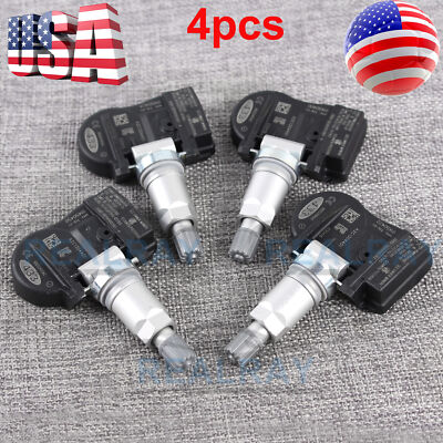 4 Tire Pressure Sensor TPMS 68252495AC For Jeep Grand Cherokee 6.4L ...