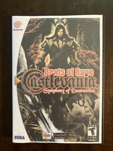 Castlevania Beats Of Rage Symphony Of Destruction Homebrew Dreamcast No ...