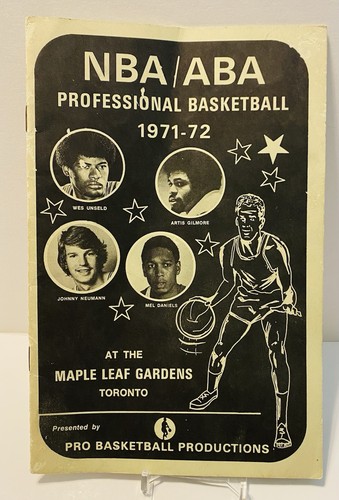 1971-72 NBA ABA PROGRAM WES UNSELD AUTOGRAPH SIGNED 25th ANNIVERSARY ...
