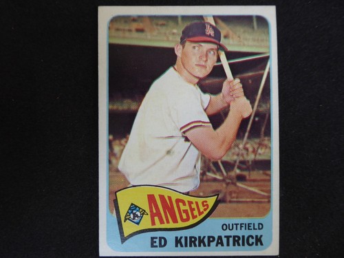 1965 TOPPS Baseball # 393 - Ed Kirkpatrick - Los Angeles Angels - OF | eBay