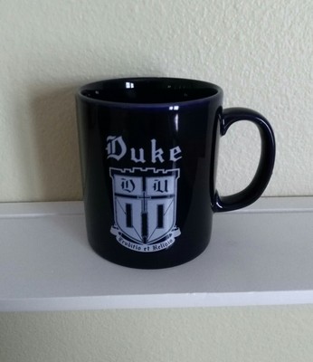 DUKE University Mug Blue White Cup COLOROLL England VINTAGE | eBay
