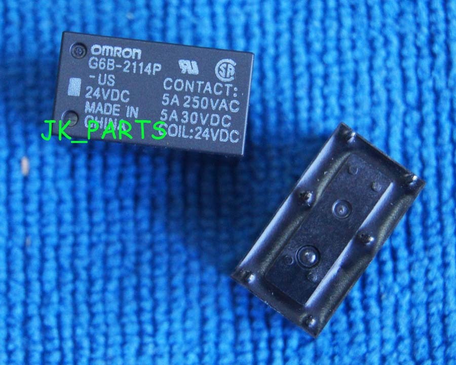 10pcs ORIGINAL 24V G6B-2114P-US-24VDC OMRON Relay 6Pins | eBay