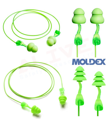 MOLDEX Reusable Ear Plugs Moldex Twisters Corded Earplugs Ear ...