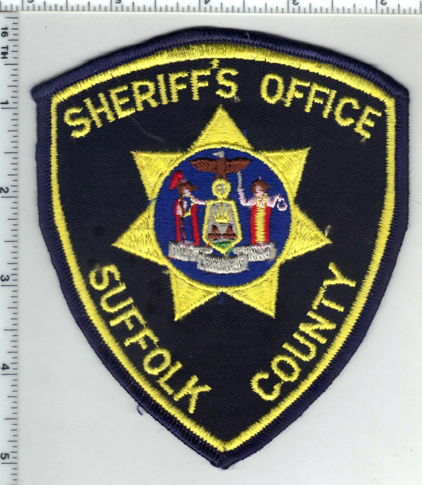 Suffolk County Sheriff's Dept (New York) 2nd Issue Shoulder Patch | eBay