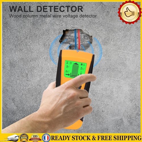 Metal Wood Studs Detector AC Voltage Live Wire Detect Wall Scanner ...