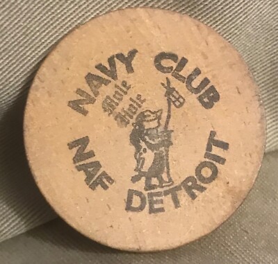 Detroit Michigan, NAF "Mole Hole" Navy club, Reverse Food | eBay