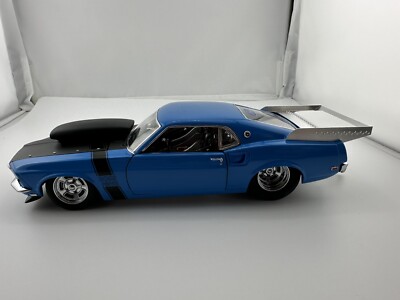 1969 Ford Mustang Boss Nine Pro Street 1:24 Danbury Mint NIB Excellent ...
